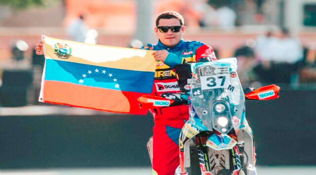 El venezolano Nicolás Cardona finalizó con éxito su quinto Rally Dakar