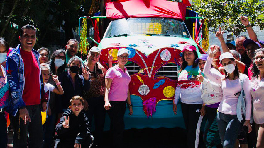 Todo listo para el desfile de carrozas este lunes en el Paseo Los Próceres