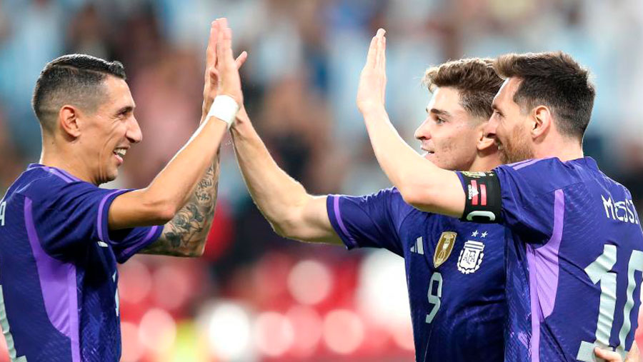 Messi, Di María y De Paul encabezan lista de Scaloni para amistosos de ...