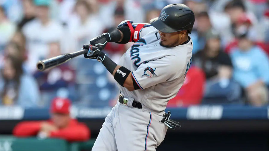 Luis Arráez bateó histórico con los Miami Marlins
