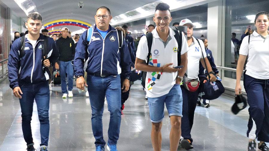 Delegación de Nicaragua ya está en Venezuela para los Juegos del Alba 2023