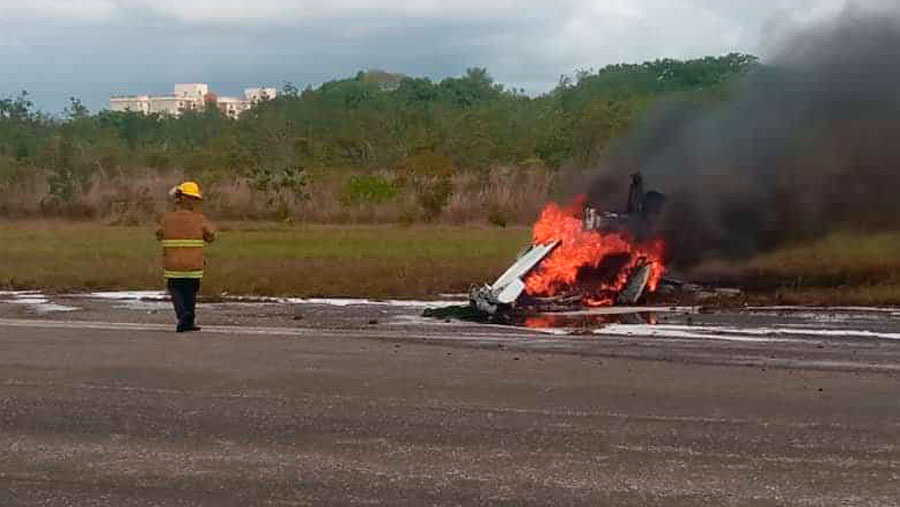 Dos muertos tras estrellarse una aeronave en Monagas