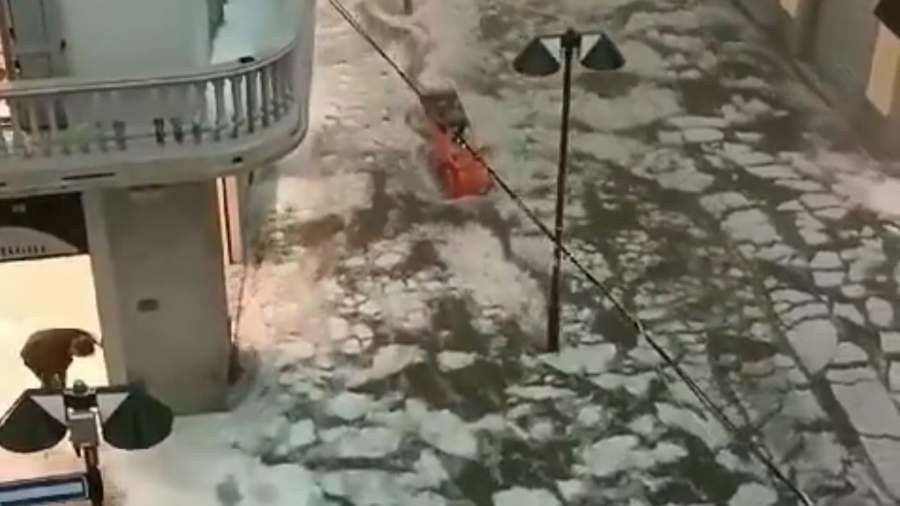 Un temporal de granizo azota el norte de Italia mientras el sur ...