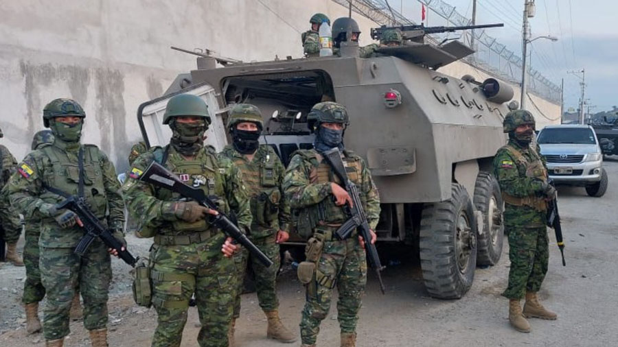 Nueva requisa en la mayor cárcel de Ecuador halla más balas, drogas y animales