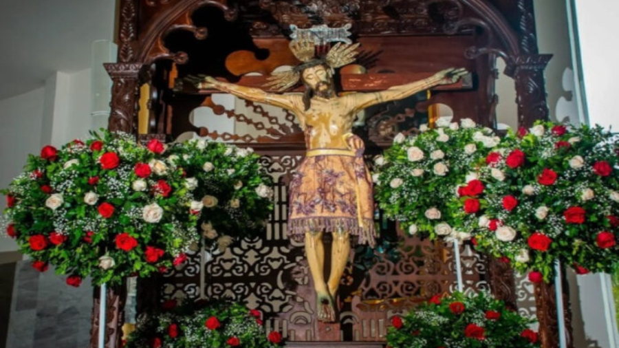 Feligreses celebran 413 años de devoción al Santo Cristo de La Grita