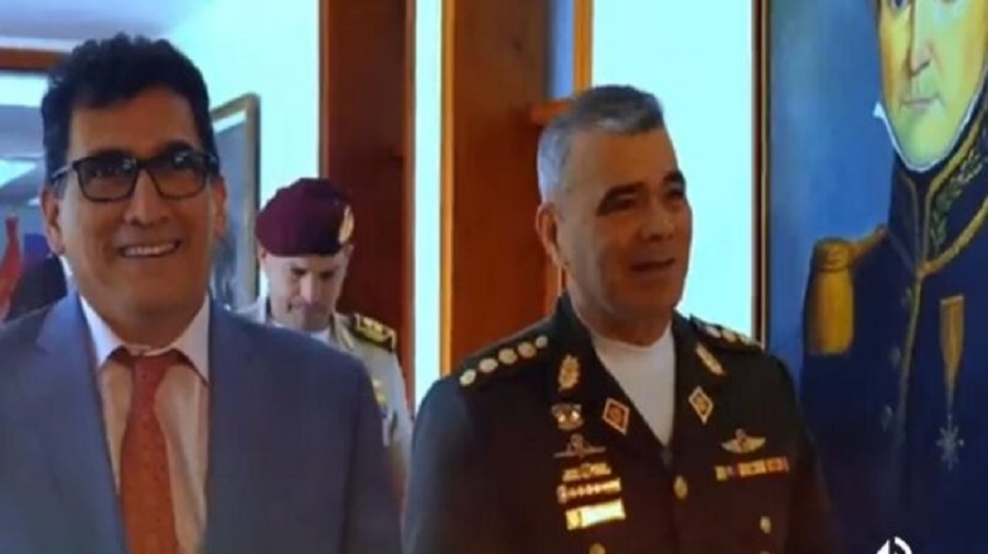 Ministro Padrino López se reunió con el embajador de Colombia