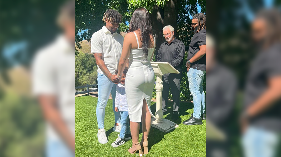 Ronald Acuña jr contrajó matrimonio antes de hacer historia ante Dodgers