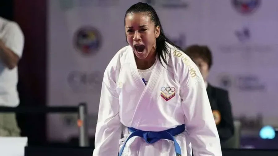 Venezolana Yorgelis Salazar dominó el karate con un nuevo oro