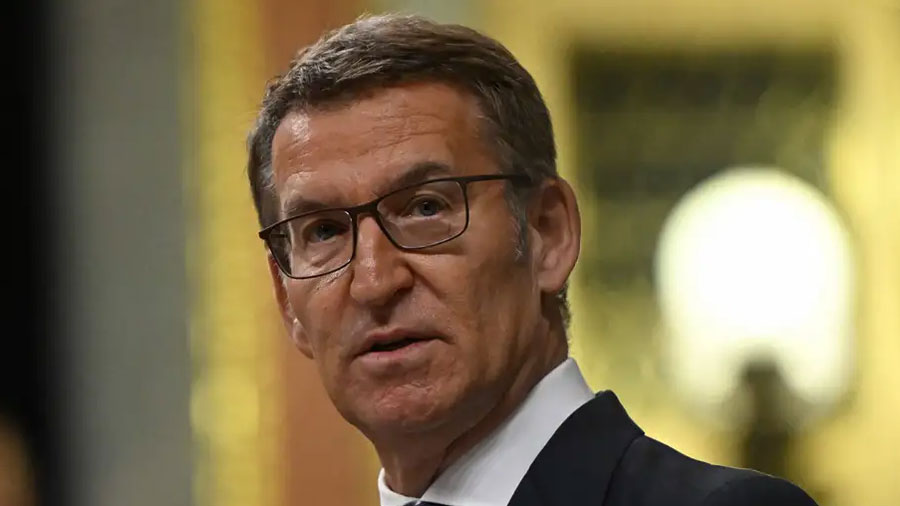 España rechaza investidura de Feijóo en primera votación