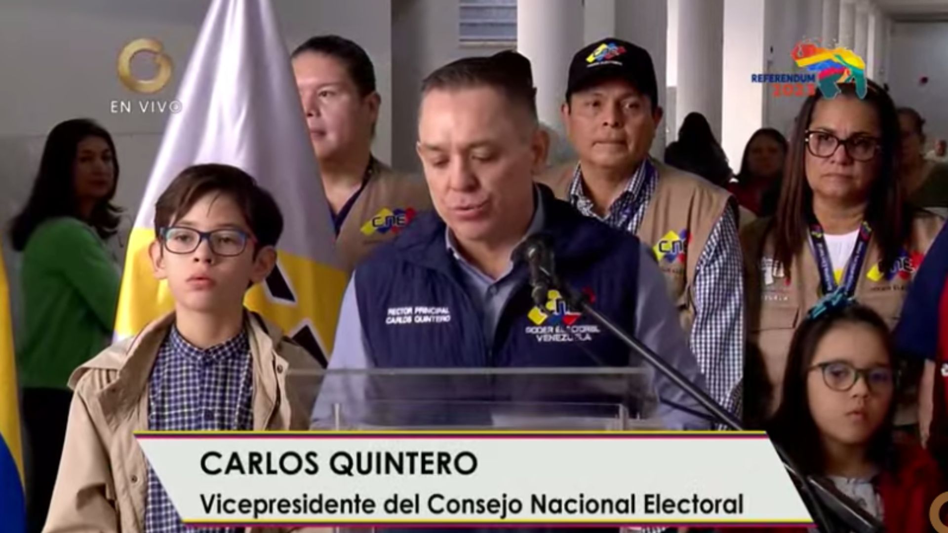 Carlos Quintero, vicepresidente del CNE: "Hoy cada voto es un grito de ...