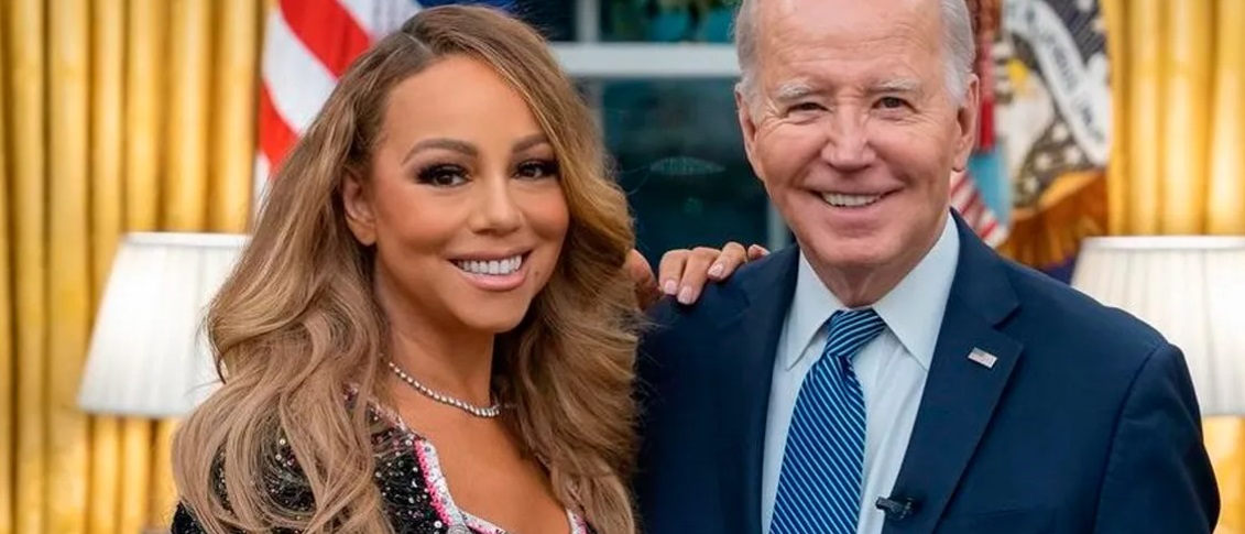 Mariah Carey visitó la Casa Blanca en vísperas de Navidad (+ Video)