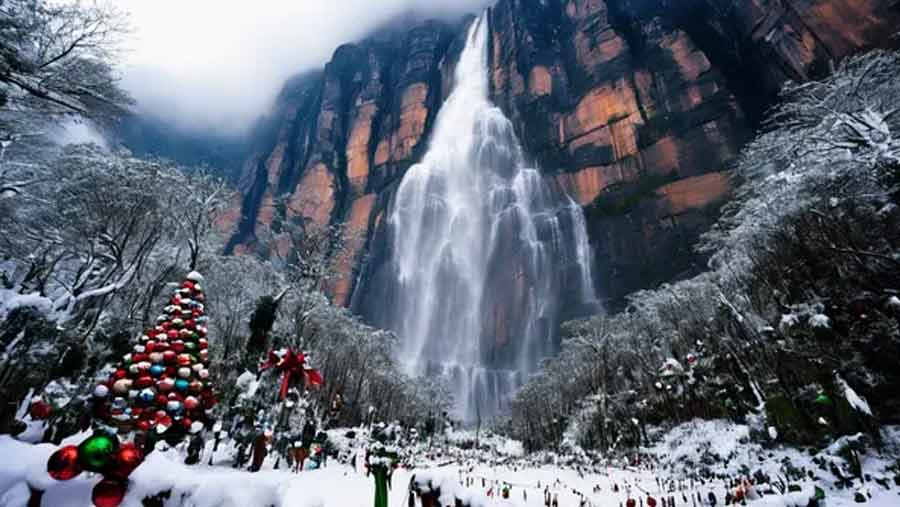 Palmas bajo la nieve: Así sería una Navidad invernal en América Latina ...