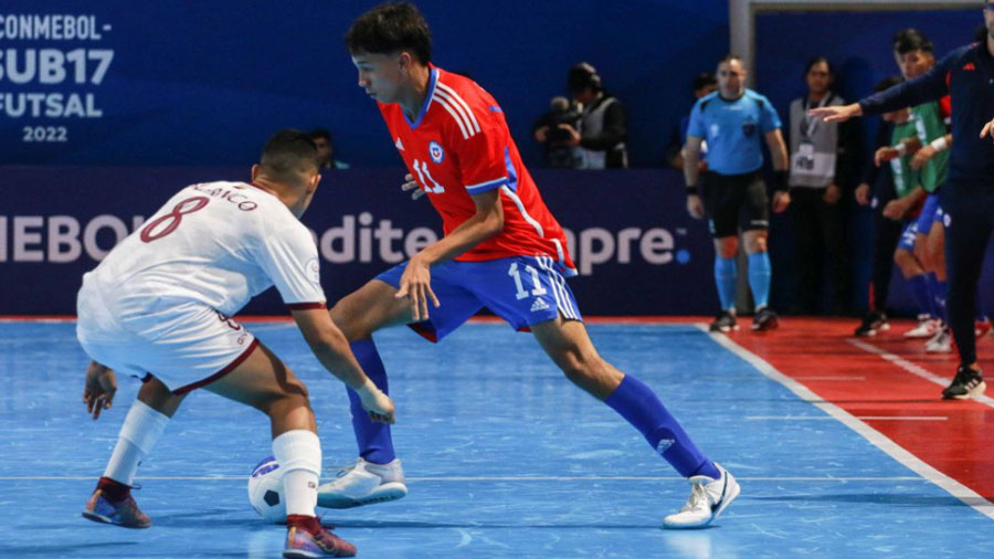 Venezuela debuta con victoria ante Chile en Copa América de Futsal Sub-17