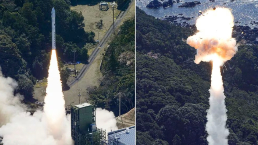 (+Video) Japón: Cohete perteneciente a Space One explota