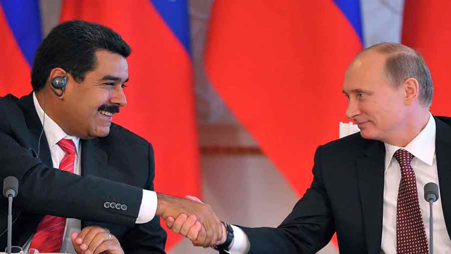 Putin felicita a Maduro por su victoria en las presidenciales de Venezuela