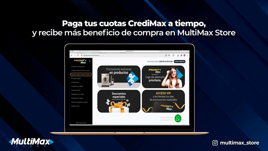 Paga tus cuotas CrediMax a tiempo, y recibe más beneficio de compra en ...
