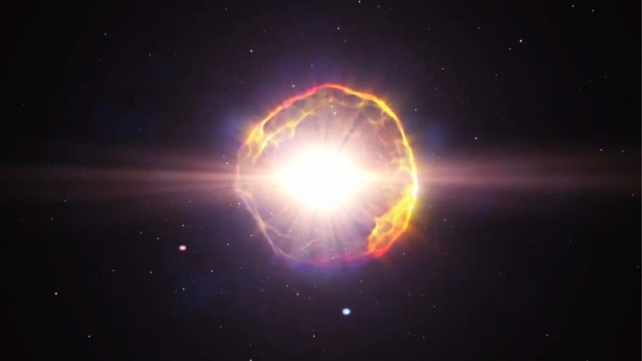 La explosión masiva de una estrella será visible desde la Tierra