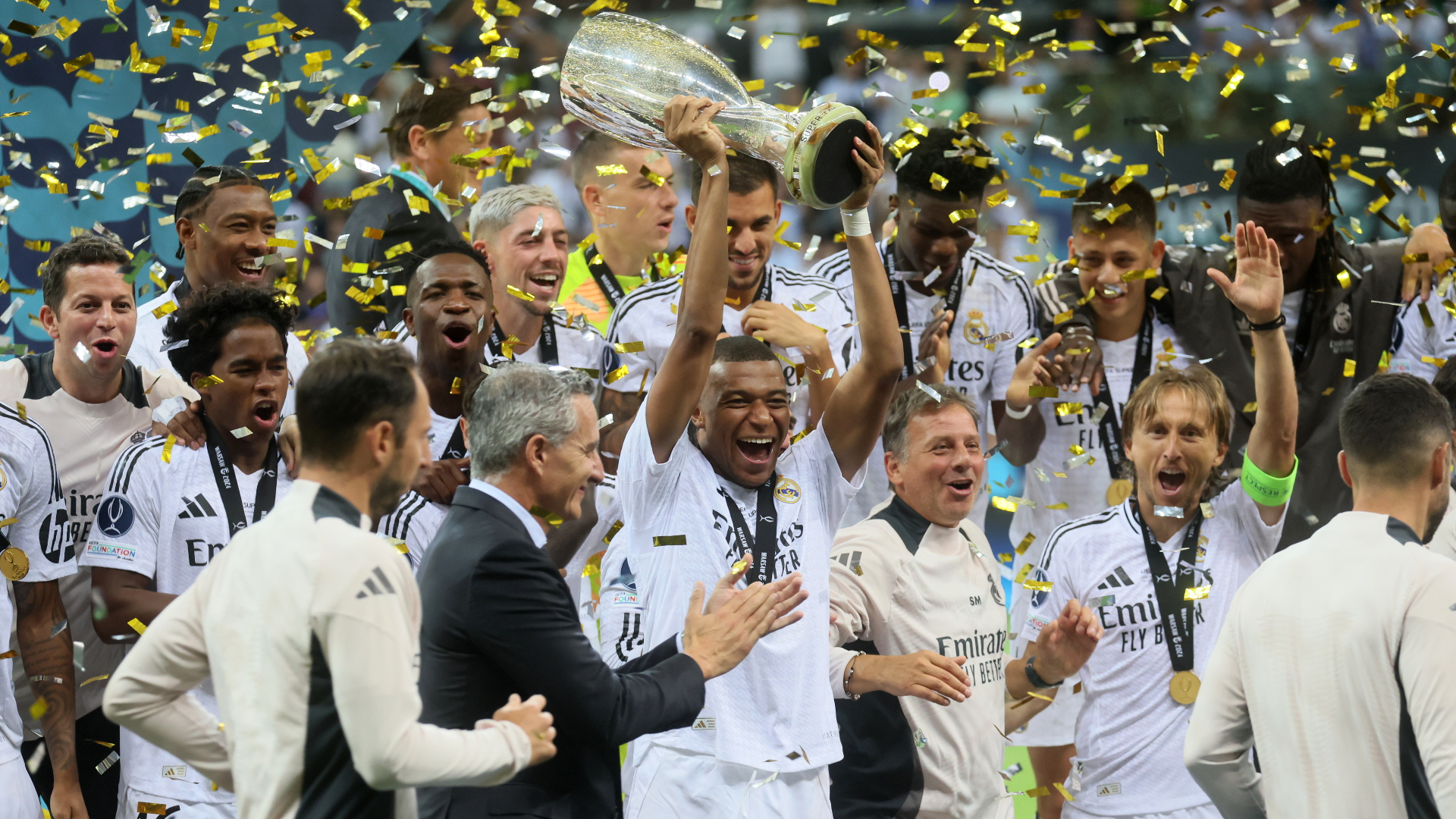 Real Madrid se lleva la Supercopa de Europa en el debut soñado de Mbappé: gol y primer título ...