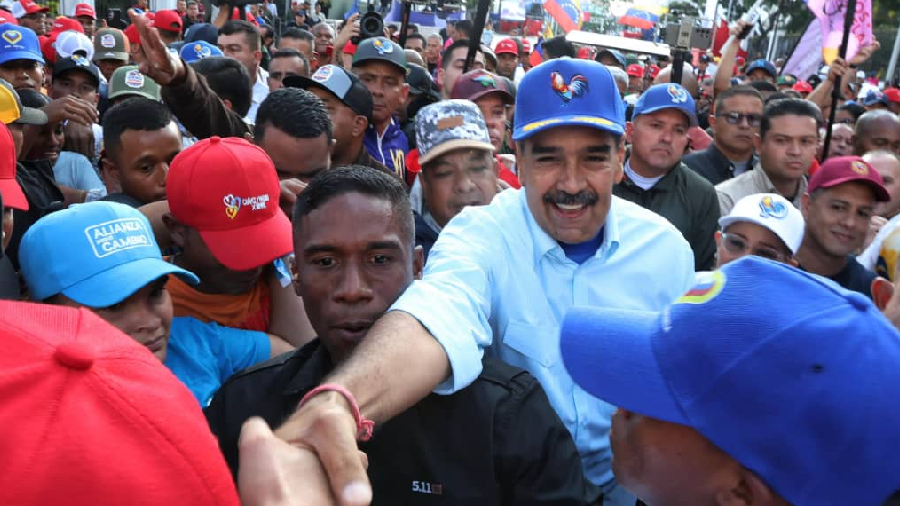 Así transcurrió la gran marcha nacional en respaldo a Maduro (+Fotos)