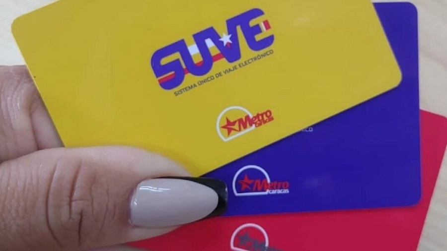 Conozca el precio de las nuevas tarjetas SUVE del Metro de Caracas