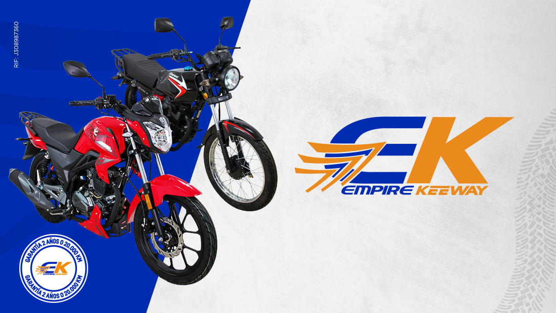 Motos Empire Keeway tienen garantía de 2 años o 20 mil Km