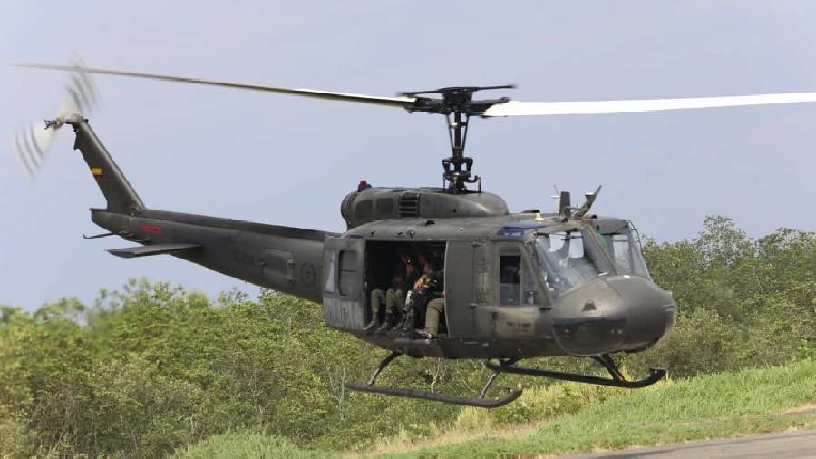 Mueren ocho militares en un accidente de helicóptero en Colombia