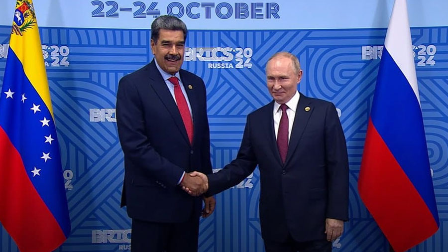 Maduro y Putin sostienen reunión de Alto Nivel en el marco de la Cumbre de los BRICS