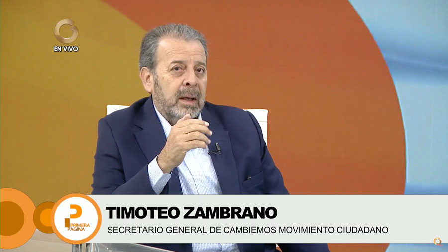 Timoteo Zambrano: El próximo 10-Ene Nicolás Maduro se va a juramentar ...