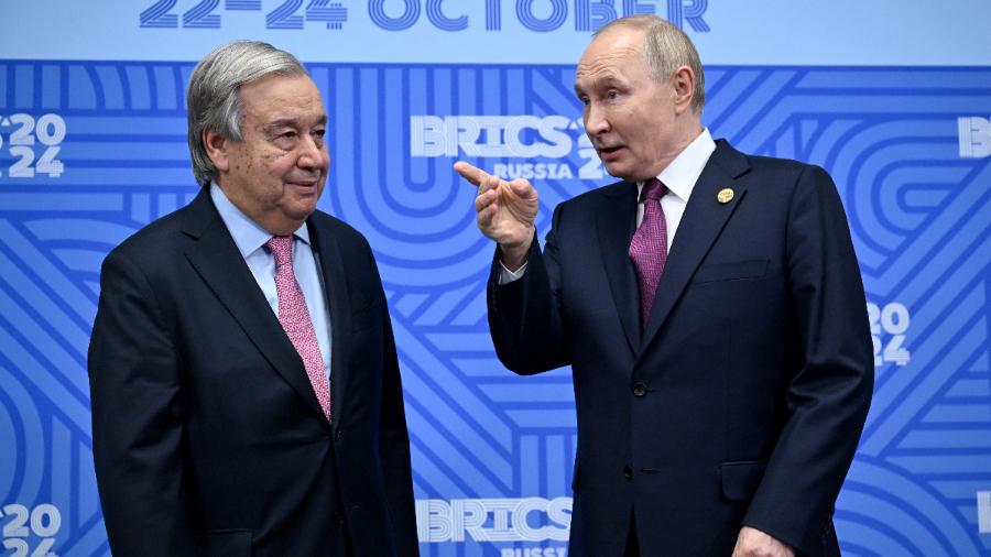 BRICS: Presidente ruso, Vladímir Putin y secretario general de la ONU ...
