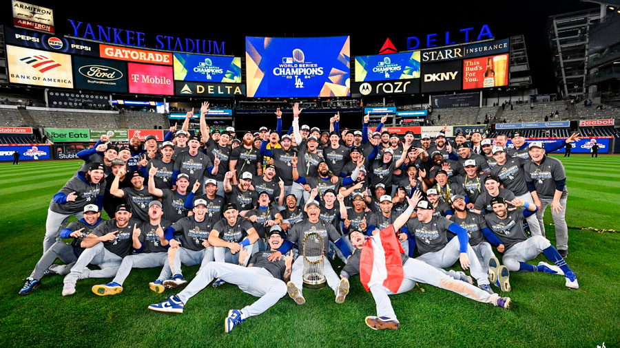 Dodgers vencen a Yanquis y se coronan campeones de la Serie Mundial
