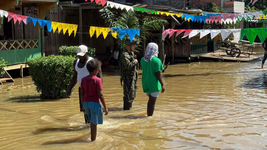 Inundaciones por lluvias en Colombia
