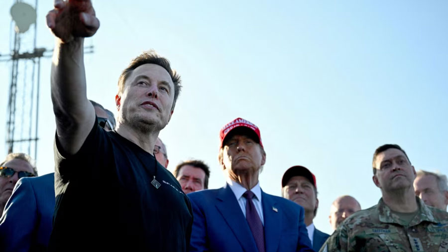 Trump acompañó a Elon Musk al lanzamiento de Starship de Spacex en Texas