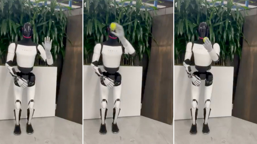 (+Video) El robot Optimus de Tesla sorprende con una nueva capacidad