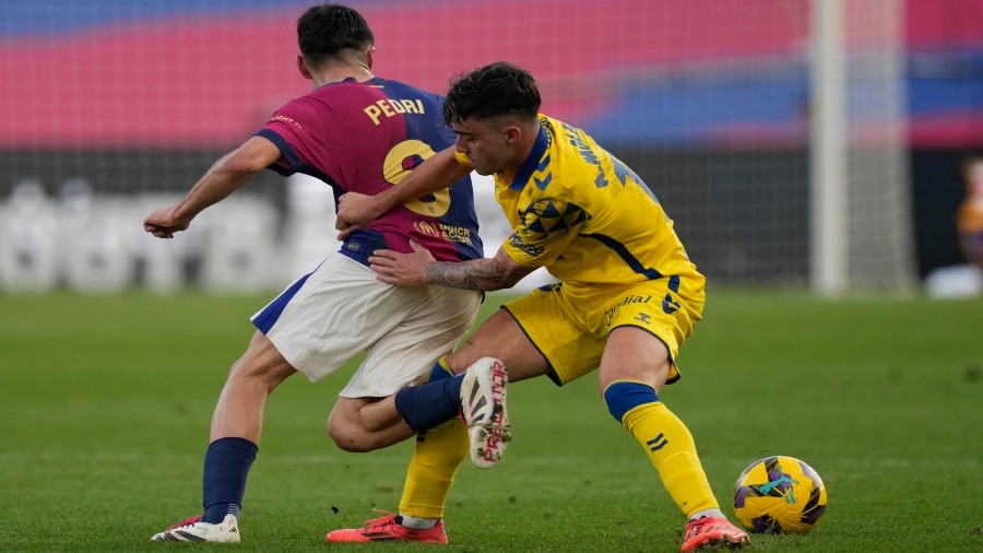 La UD Las Palmas amarga al Barcelona la celebración de su 125 aniversario