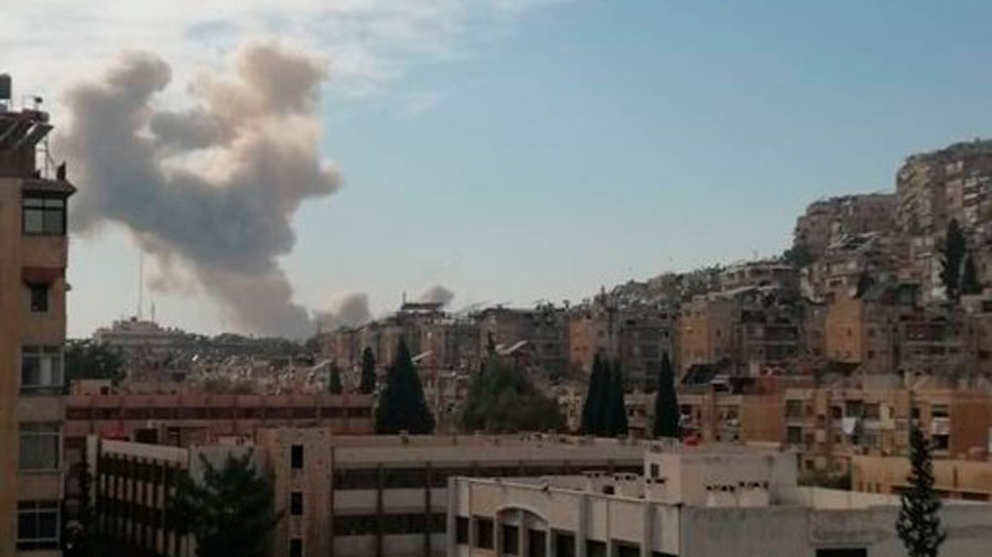 Israel bombardea varios objetivos en Damasco y en el sur de Siria