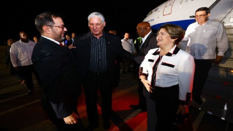 Miguel Díaz-Canel llegó a Venezuela para Cumbre del ALBA-TCP