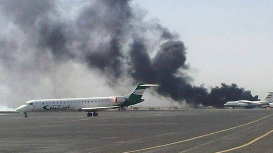 Se registró ataque aéreo en el aeropuerto donde estaba el jefe de la OMS