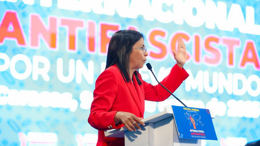 Vicepresidenta Rodríguez señaló que María Corina Machado "está pidiendo ...