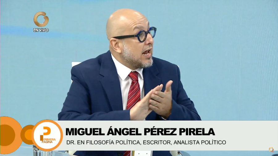 Miguel Pérez Pirela: "No se acabó Venezuela y amanecimos en santa paz"