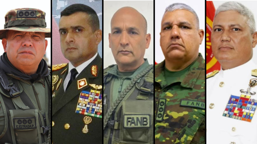 Comandantes de los cinco componentes de la FANB repudiaron nuevas sanciones
