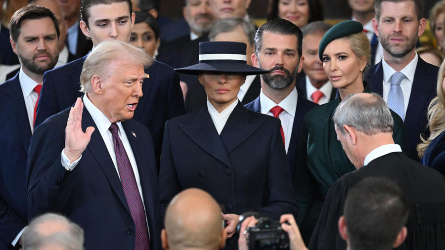 Donald Trump se juramenta como el 47º presidente de Estados Unidos