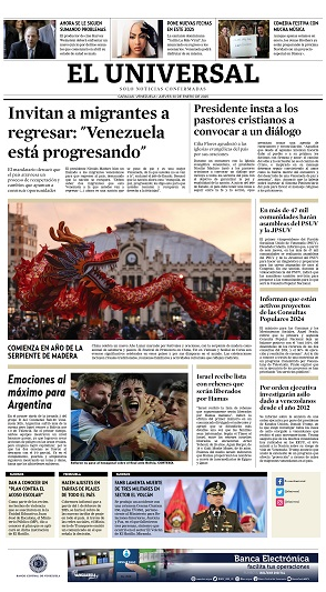 Portadas El Universal y Notitarde 30 enero 2025