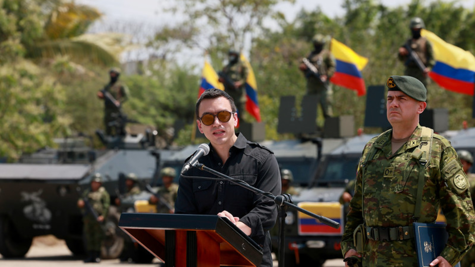 Noboa quiere ayuda de EE. UU., Europa y Brasil contra bandas