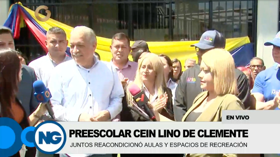 Rehabilitan aulas y espacios de recreación de la U.E.E Lino de Clemente en Baruta