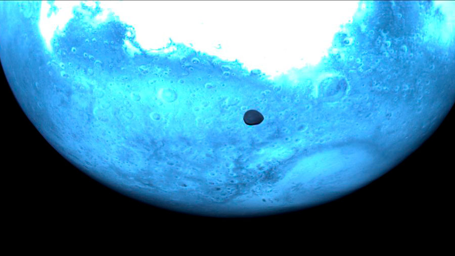 Captan imágenes de la luna más misteriosa de Marte Captan imágenes de la luna más misteriosa de Marte