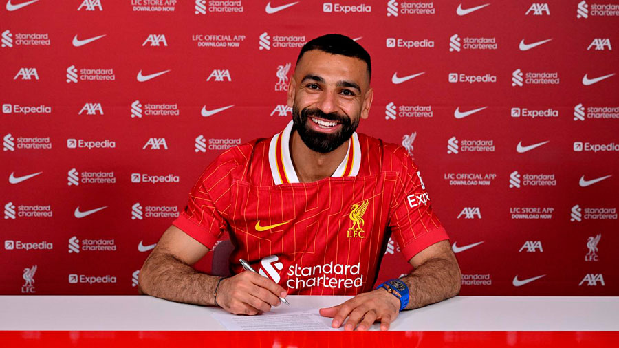 Mohamed Salah renovó contrato con Liverpool hasta 2027