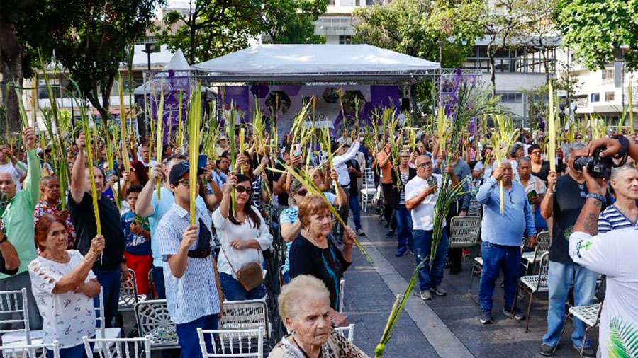 Venezuela celebra el inicio de la Semana Santa con el Domingo de Ramos