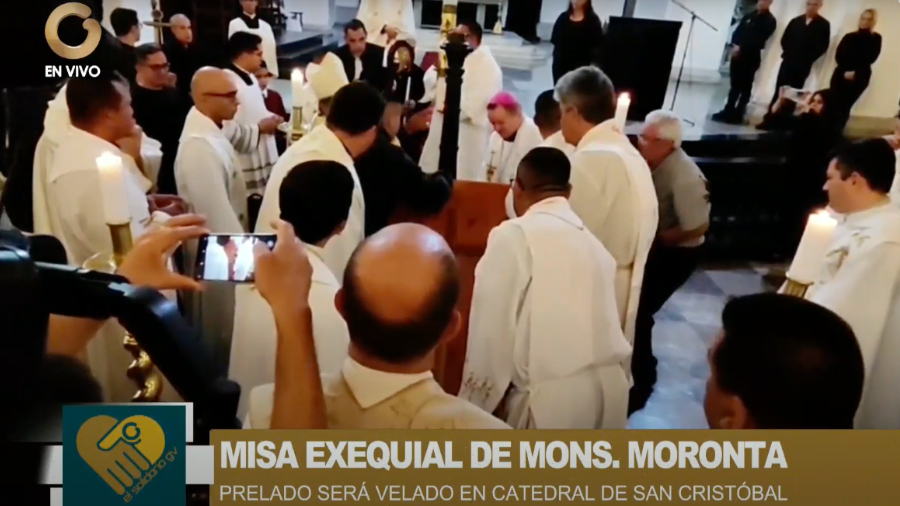Monseñor Mario Moronta recibe el último adiós en la catedral de San ...