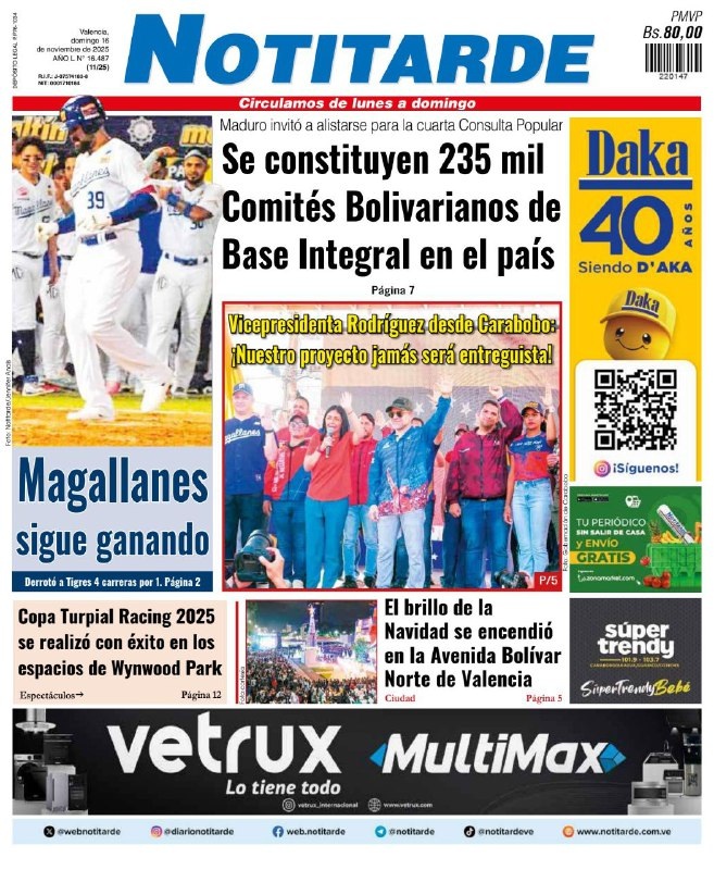 Portadas El Universal y Notitarde