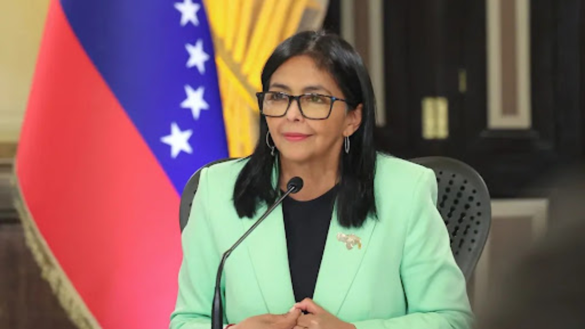 Delcy Rodríguez responde a Trump: "Aquí hay una presidenta encargada y ...